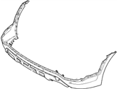 86650-4Z500 - Genuine Hyundai COVER-REAR BUMPER LOWER