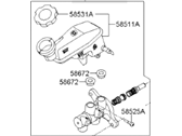58510-3X400 Genuine Hyundai Cylinder Assembly-Brake Master