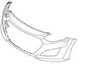 86511-A5000 Genuine Hyundai Front Bumper Cover