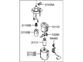 31110-1R500 - Genuine Hyundai COMPLETE-FUEL PUMP
