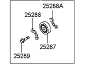 25286-37100 - Genuine Hyundai PULLEY-IDLER