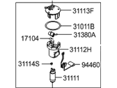 31110-1G500 Genuine Hyundai Complete-Fuel Pump