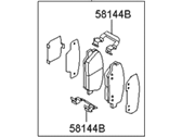 58101-2MA10 Genuine Hyundai Front Disc Brake Pad Kit