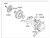97701-2S500 - Genuine Hyundai COMPRESSOR ASSEMBLY