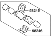58302-C1A15 Genuine Hyundai Rear Disc Brake Pad Kit
