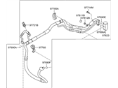 97775-F2100 Genuine Hyundai Tube Assembly-Suction & Liquid