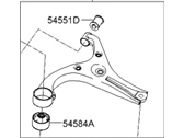 54500-1E000 Genuine Hyundai Arm Complete-Front Lower,LH