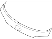87371-4Z000 Genuine Hyundai Garnish-Tail Gate,Upper
