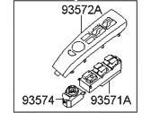 93570-2B120-BS - Genuine Hyundai Parts