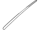 86130-C1100 Genuine Hyundai MOULDING-Windshield Glass Side,LH