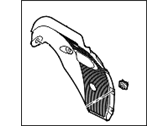 86821-1R000 Genuine Hyundai Rear Wheel Guard Assembly,Left