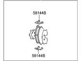 58101-2EA21 - Genuine Hyundai Front Disc Brake Pad Kit