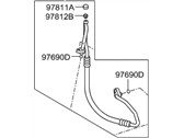 97762-3X100 Genuine Hyundai Hose-Discharge