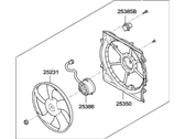 25380-C2000 Genuine Hyundai Blower Assembly