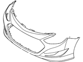 86511-4R000 - Genuine Hyundai Front Bumper Cover