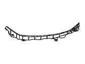 86554-F2000 Genuine Hyundai Bracket-Front Bumper Mounting,RH