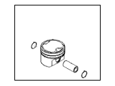 23410-2G500 Genuine Hyundai PISTON & PIN & SNAP RING ASSEMBLY