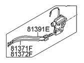 81310-3S010 Genuine Hyundai LATCH ASSEMBLY-FRONT DOOR,LH