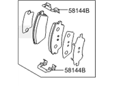 58101-D7A10 - Genuine Hyundai Front Disc Brake Pad Kit