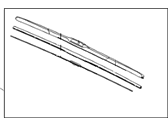 98350-3S300 Genuine Hyundai Wiper Blade Assembly,Driver