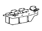 93570-29050 - Genuine Hyundai SWITCH ASSEMBLY-POWER WINDOW MAIN