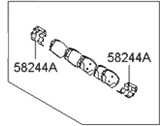 58302-2HA00 Genuine Hyundai Rear Disc Brake Pad Kit