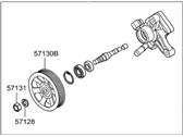 57100-3M000 - Genuine Hyundai PUMP ASSEMBLY-POWER STEERING OIL