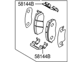 58101-1RA10 Genuine Hyundai Front Disc Brake Pad Kit