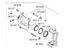 58101-D4A10 Genuine Hyundai Front Disc Brake Pad Kit