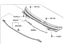 86140-C1110 Genuine Hyundai MOULDING-Windshield Glass Side,RH