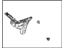 86613-C2000 Genuine Hyundai Bracket-Rear Bumper Side Mounting,LH