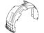 86811-F2001 Genuine Hyundai Front Wheel Guard Assembly,Left