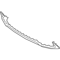 86612-J0000 - Genuine Hyundai COVER-REAR BUMPER LOWER