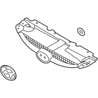 86350-2S000 - Genuine Hyundai GRILLE ASSEMBLY-RADIATOR