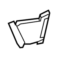 86567-F2500 - Genuine Hyundai DUCT ASSEMBLY-AIR CURTAIN,LH