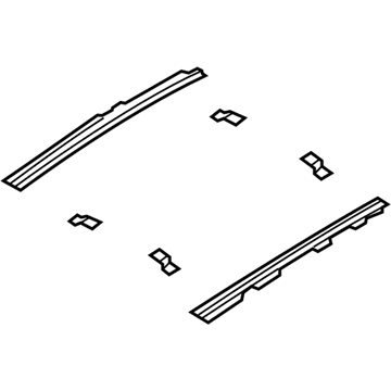 81650-3S000 Genuine Hyundai Rail Assembly-PANORAMAROOF MECHANI