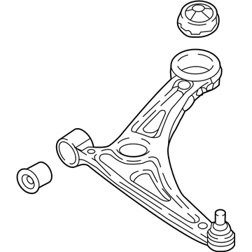 54500-E6100 Genuine Hyundai Arm Complete-Front Lower,LH