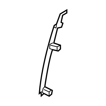 83560-S8000 Genuine Hyundai Channel Assembly-Rear Door Rear,RH