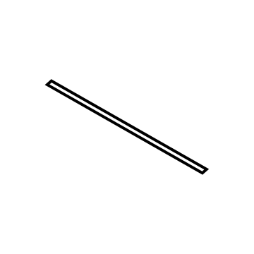 81624-S1000 Genuine Hyundai W/STRIP-P/ROOF RR Glass,FR