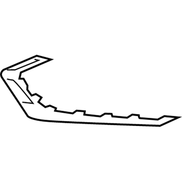 86576-K9000 Genuine Hyundai Piece-FRT Bumper Guard LWR,RH