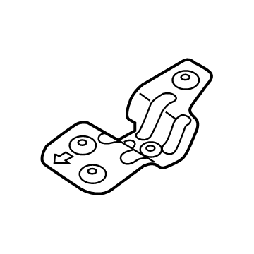 28795-C5000 Genuine Hyundai Protector-Heat Rear