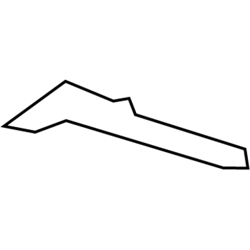 86353-1R000 Genuine Hyundai Piece-Radiator Grille,LH