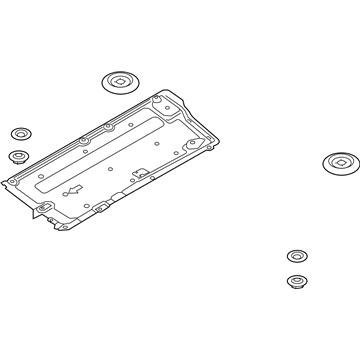 84145-G3000 Genuine Hyundai Under Cover Assembly,RH