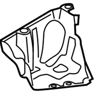 86696-4Z500 Genuine Hyundai Cover-Rear Bumper Side Under,RH