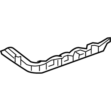 86613-3S000 Genuine Hyundai Bracket Assembly-Rear Bumper Side,LH