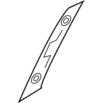 83260-S1010 Genuine Hyundai GARNISH Assembly-RR Dr FR Frame,RH