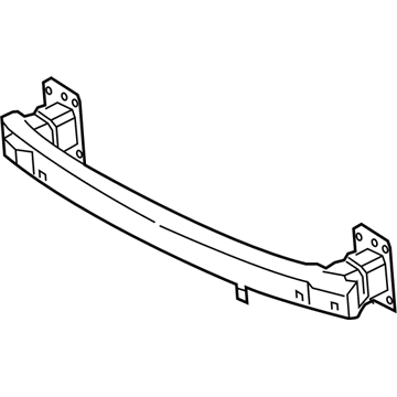 64900-J9100 Genuine Hyundai Beam Complete-Front Bumper