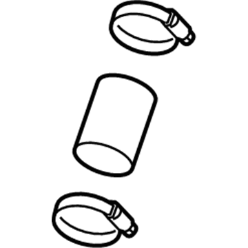 28261-2B780 Genuine Hyundai Hose-INTERCOOLER Outlet