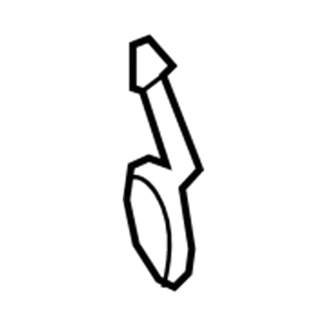 86588-G2000 Genuine Hyundai Cap-Front Hook