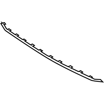 86550-G2000 Genuine Hyundai Moulding-Front Bumper,Center